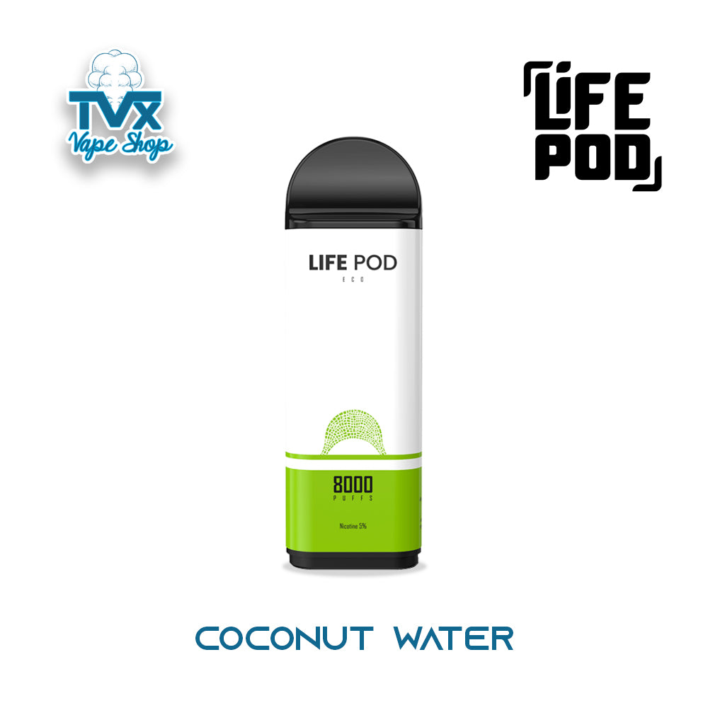 Life Pod® Eco Pro 8K - Coconut Water Ice (Cartucho Desechable) – TVX ...